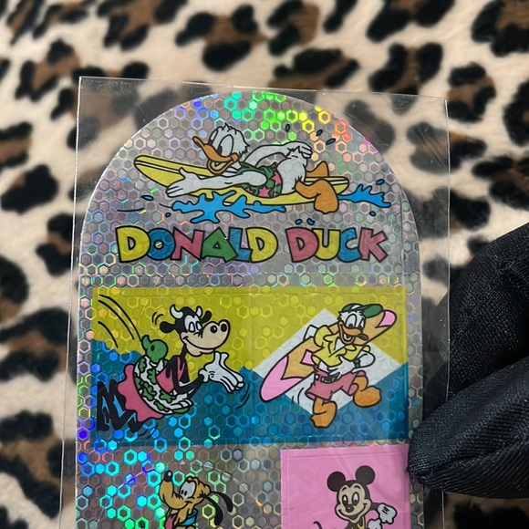 Disney | Other | Vintage Disney Prism Stickers Hologram Summer Swim ...